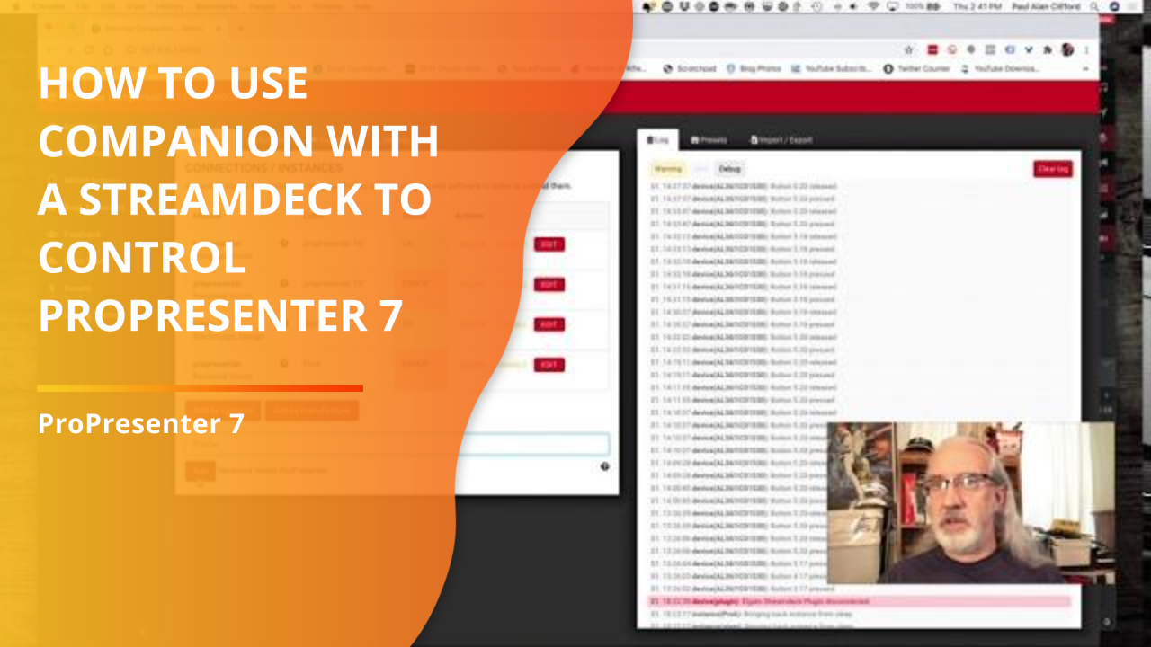 ProPresenter 7 Tutorial: How to use Companion and Streamdeck with Pro7 - TrinityDigitalMedia.com